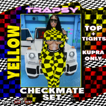 Second Life Marketplace - !TRAPSY - CHECKMATE [YELLOW]